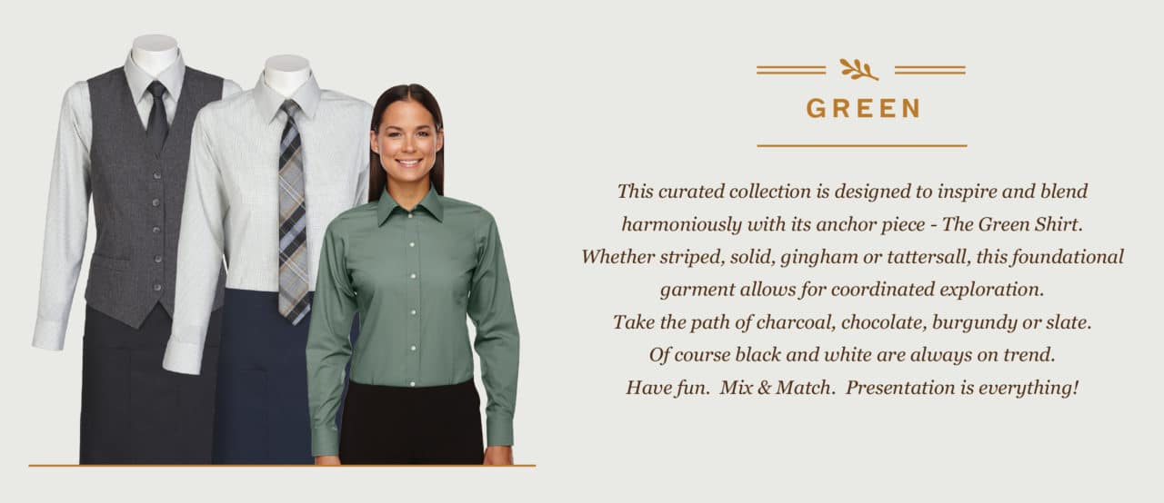 Green Collection | High End Uniforms